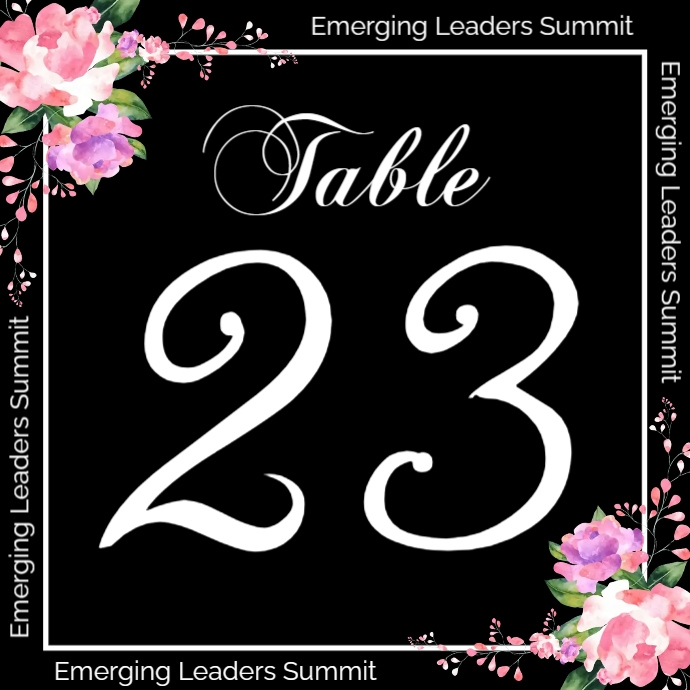 Copy of ELS Table#23 | PosterMyWall