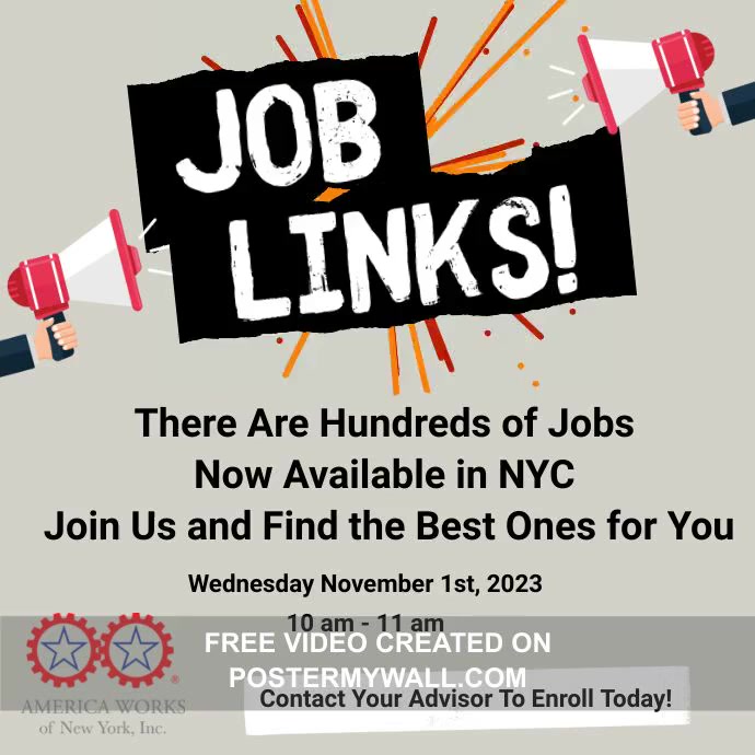 Copy of Job Links November 2023_11-1-2023 | PosterMyWall