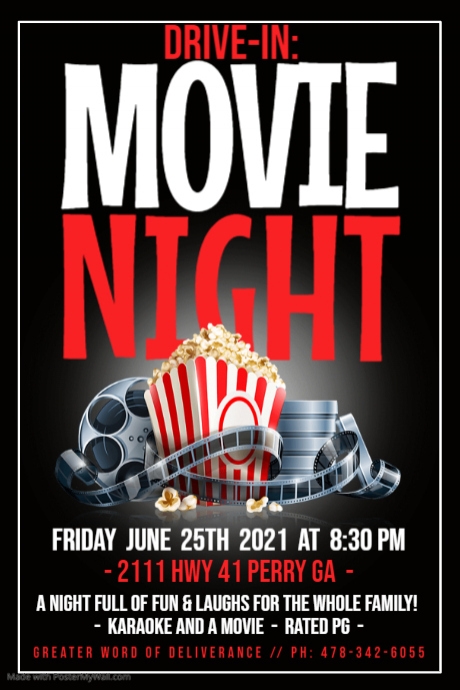 Copy of Copy of Movie Night Poster | PosterMyWall
