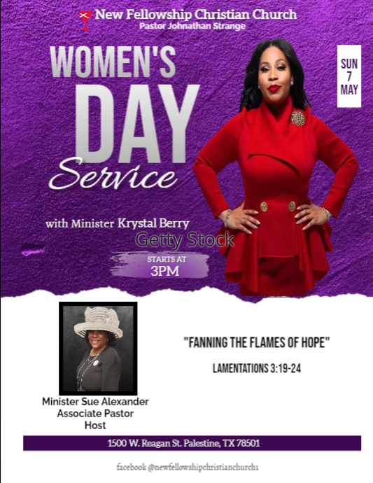 CHURCH women's day event service TEMPLATE | PosterMyWall
