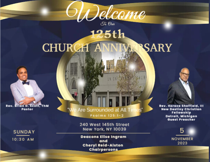 UBC 2023 Anniversary Cover Nov 5 welcome | PosterMyWall