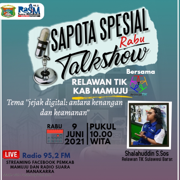 Salinan Radio Talk Show Flyer | PosterMyWall