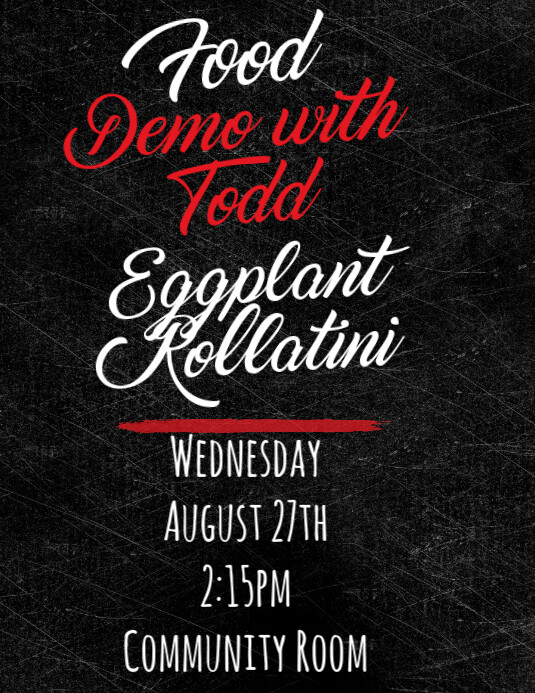 Food Demo 6.15 | PosterMyWall