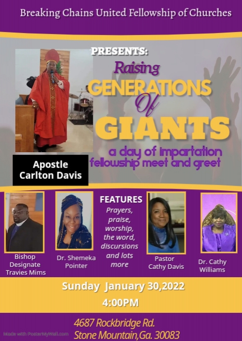 Copy of Christian men event flyer | PosterMyWall