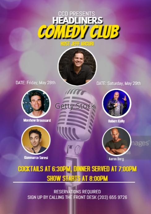 Comedy Show Invitation | PosterMyWall