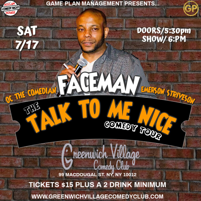 FACEMAN SHOW | PosterMyWall