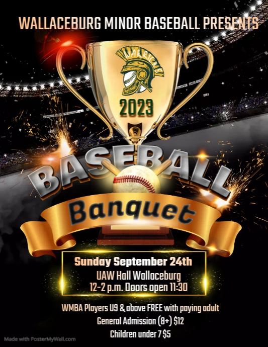 2023 Baseball Banquet | PosterMyWall