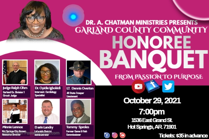 Honoree Banquet flyer | PosterMyWall