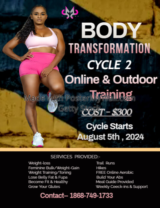 Fitness Challenge Flyer | PosterMyWall