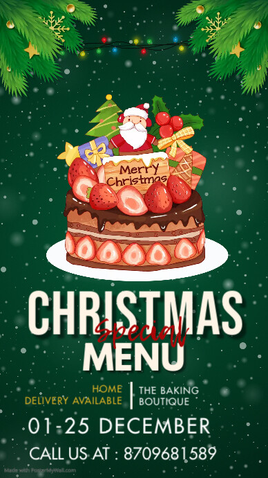 Copy of Christmas coffee,coffee menu,event | PosterMyWall