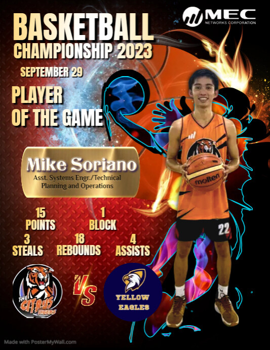 Creative Basketball tournament event flyer de | PosterMyWall
