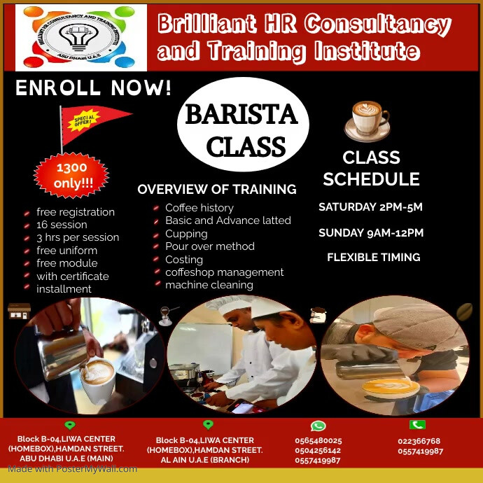 audio and video online cooking lessons advert | PosterMyWall