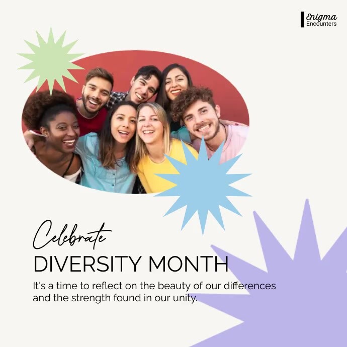 Plantilla de Celebrate Diversity Month Event | PosterMyWall
