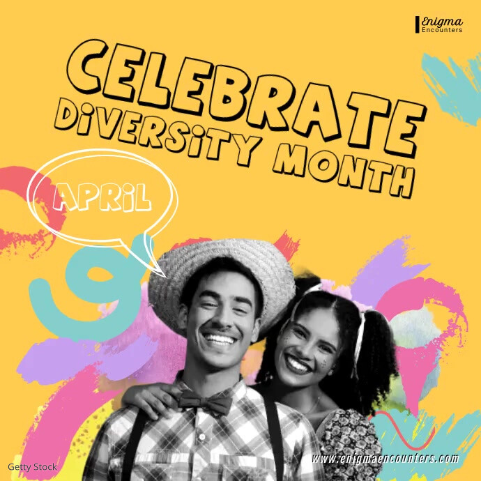 Celebrate Diversity Month Post Template | PosterMyWall