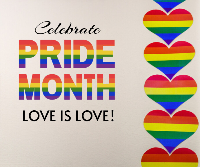 Celebrate Happy PRIDE Month Template 2024 | PosterMyWall