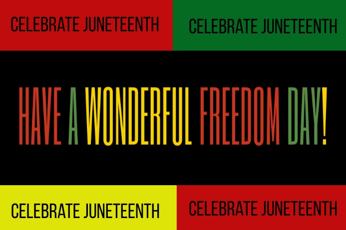 Copy of Celebrate Juneteenth freedom day | PosterMyWall