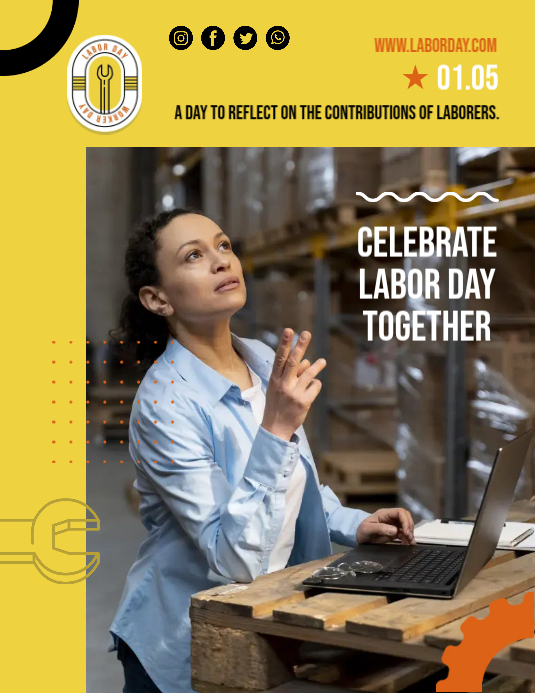 Celebrate Labor Day AD Template | PosterMyWall