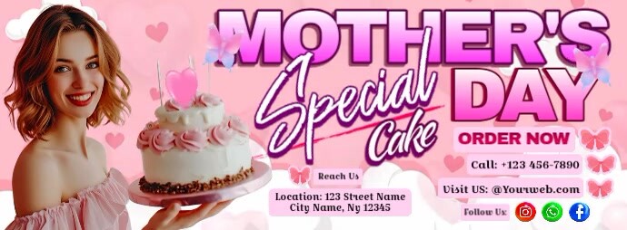 Modèle Celebrate Mom with a Sweet Surprise | PosterMyWall