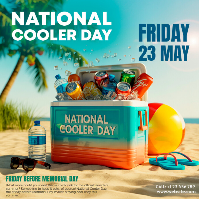 Celebrate National Cooler Day: Vibrant And Eye Catching Instagram ...