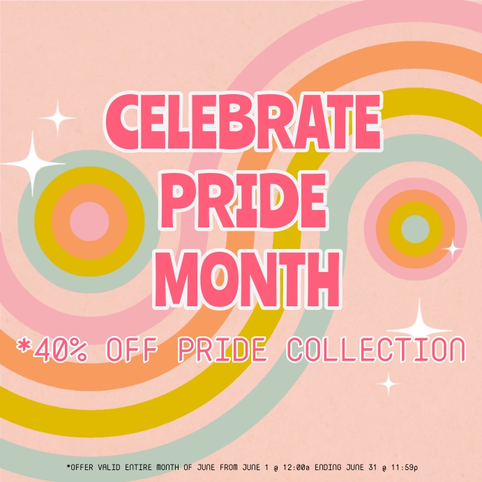 Plantilla de Celebrate Pride Month Promotion | PosterMyWall