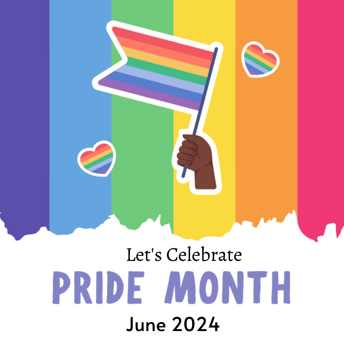 Celebrate pride month template online greetin | PosterMyWall
