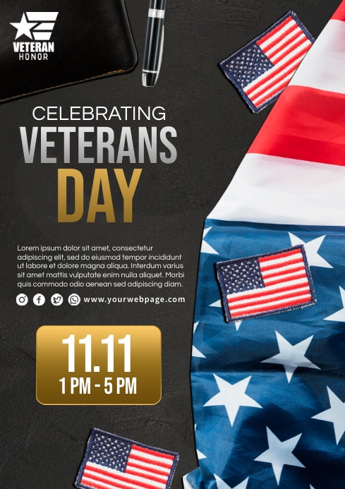 Copy of Celebrate Veterans Day | PosterMyWall
