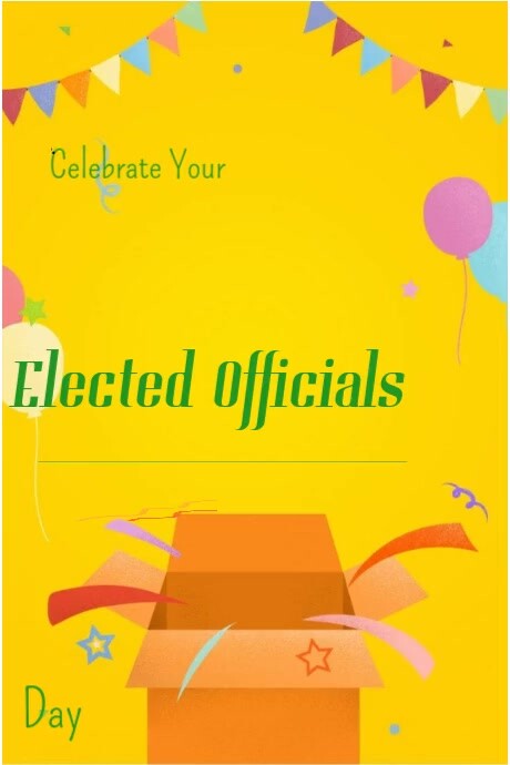 celebrated your elected officials day Template | PosterMyWall