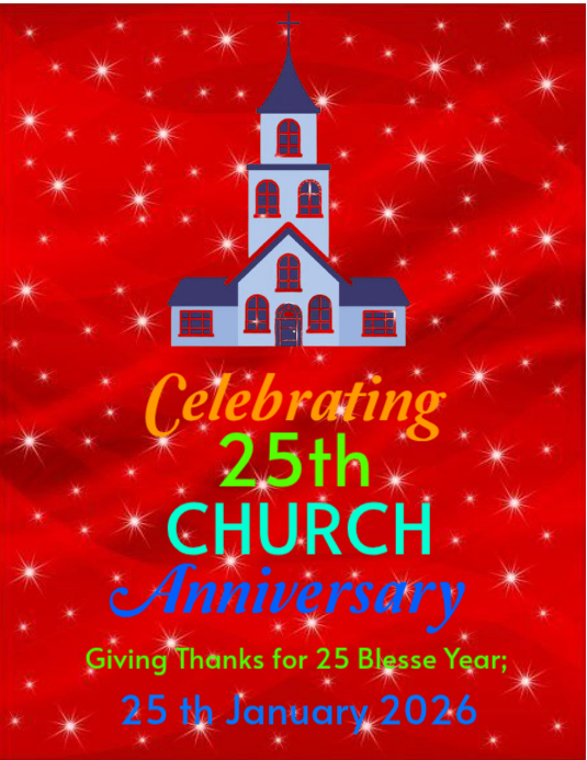 Celebrating 25th Church Anniversary Template | PosterMyWall