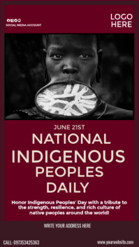 INDIGENOUS PEOPLES DAY ig post Template | PosterMyWall