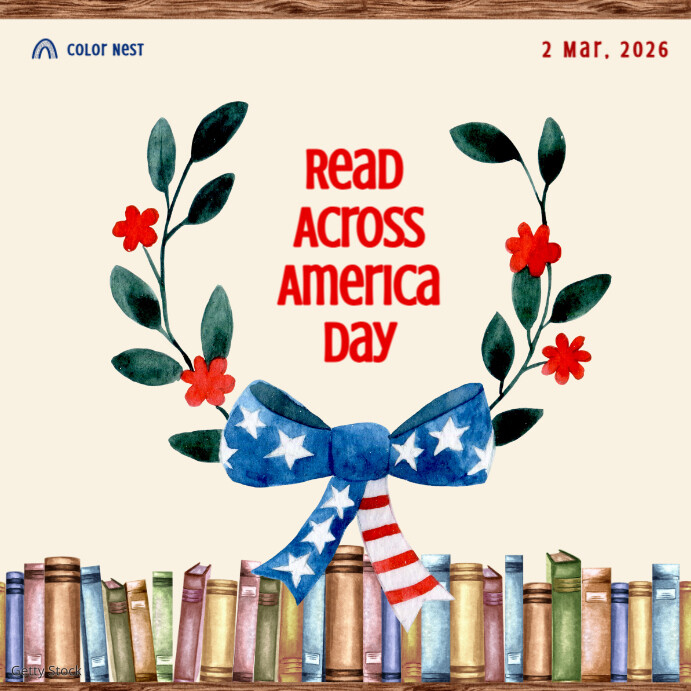 Copy of Celebrating read across america day template | PosterMyWall