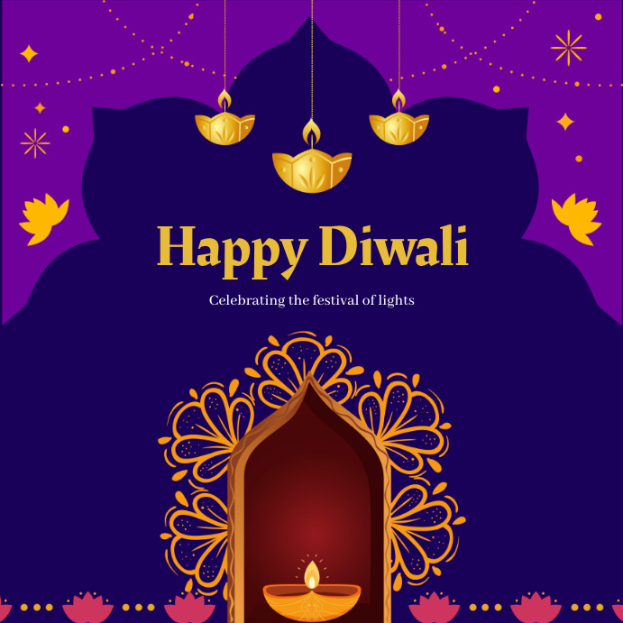 Celebrating the Festival of Light Template | PosterMyWall
