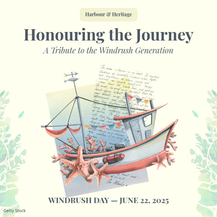 Celebrating windrush day square template | PosterMyWall