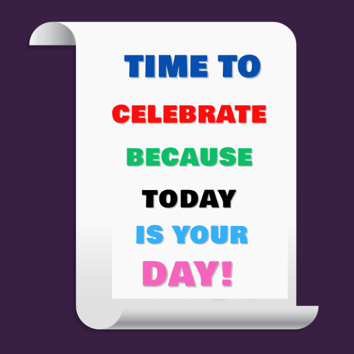 Celebration Day Template | PosterMyWall
