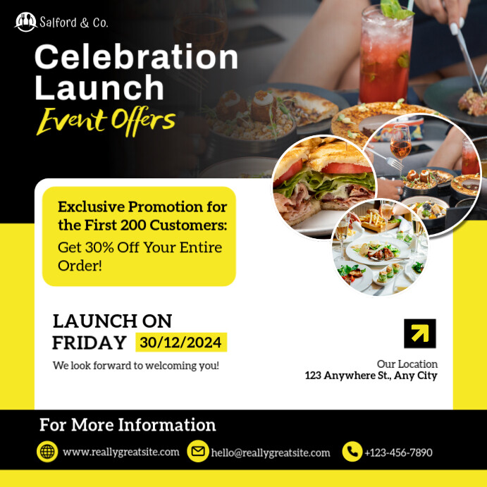 Copy of CELEBRATION LAUNCH EVENT INSTAGRAM POST | PosterMyWall