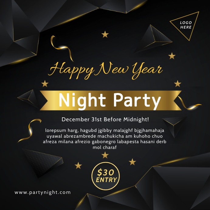 Celebration New Year Poster Template | PosterMyWall