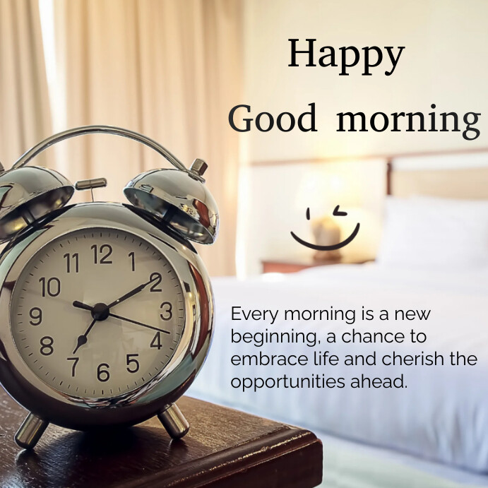 Celebration of good morning Template | PosterMyWall
