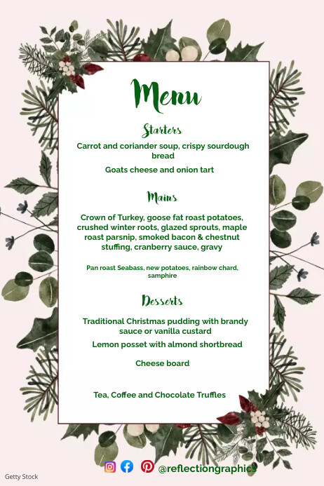 Menus templates | PosterMyWall