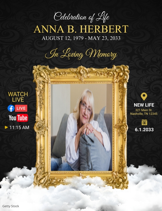 Copy of Celebration of Life | PosterMyWall