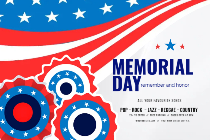Celebration of Memorial Template | PosterMyWall