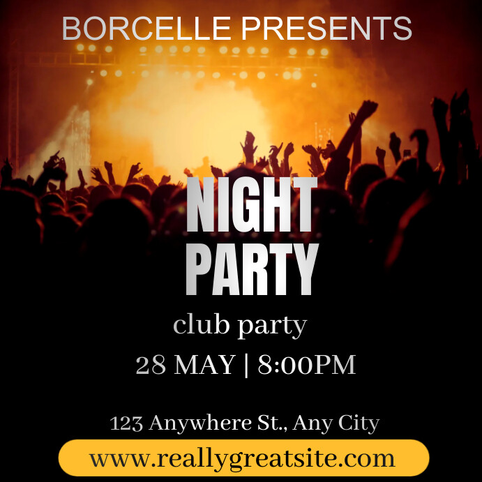 Celebration of night party Template | PosterMyWall