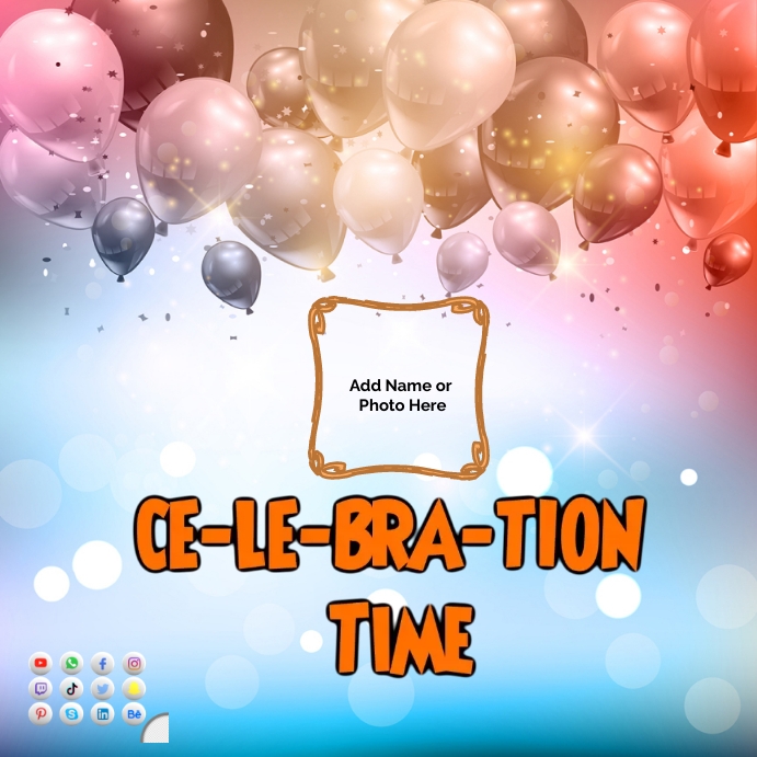 Modèle Celebration Poster | PosterMyWall