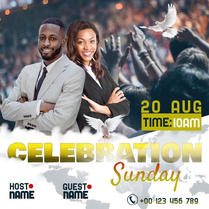 Copy of CELEBRATION SUNDAY | PosterMyWall