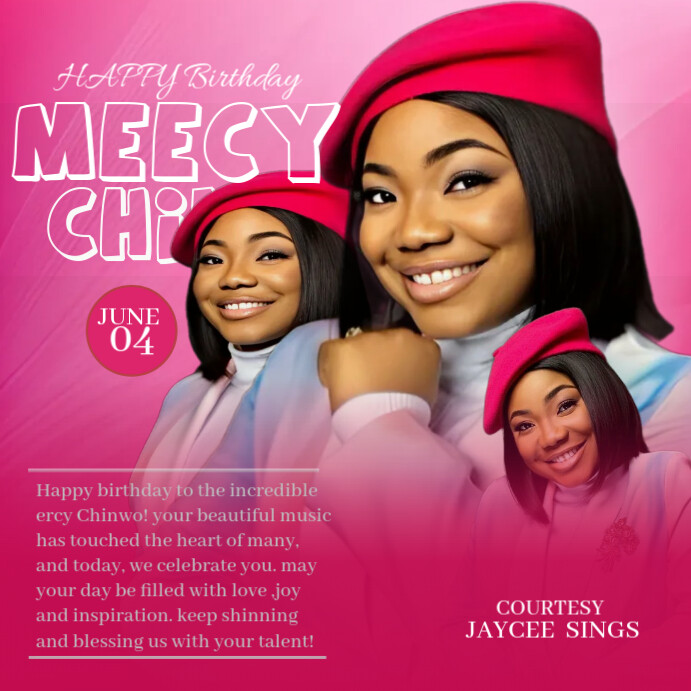 Celebrities Birthday Flyer Instagram Post Template | PosterMyWall