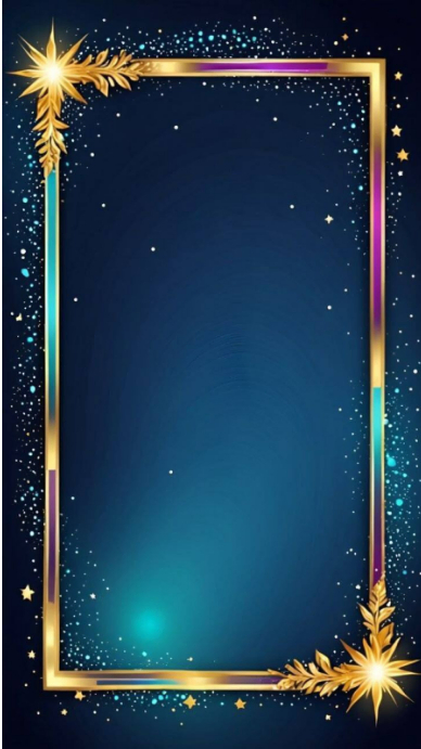 Celestial Golden Frame Instagram Story Template | PosterMyWall