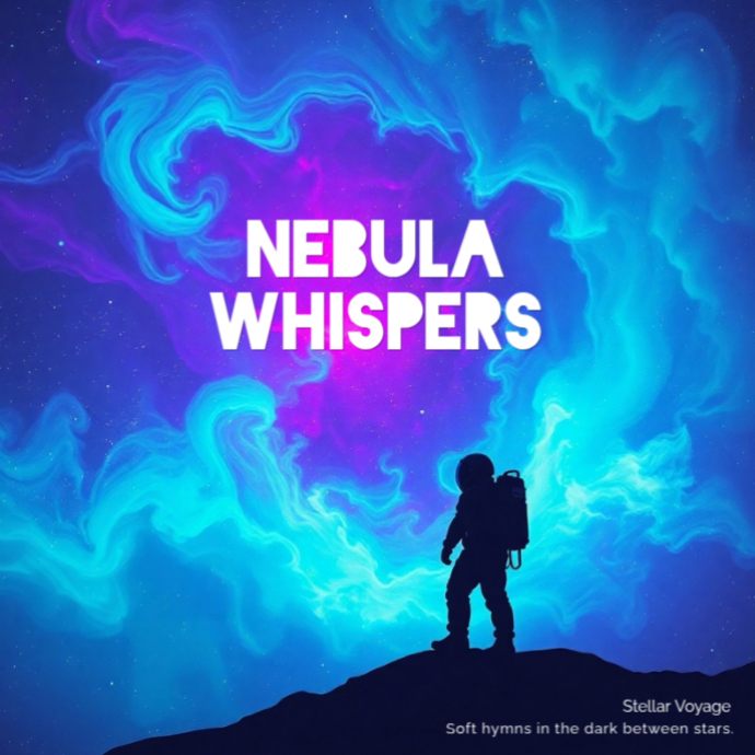 Modèle Celestial Nebula Swirl Album Cover Template for Chillwave / Lo ...