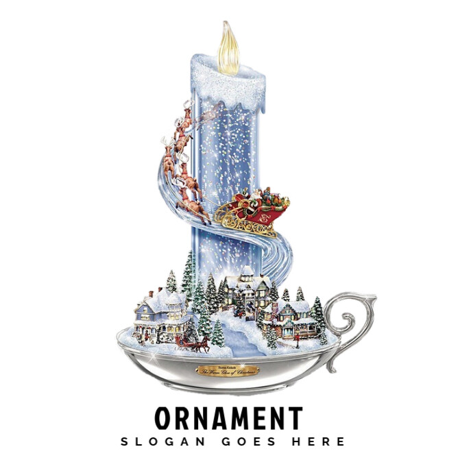 Centrepiece Christmas Decoration Logo Template | PosterMyWall