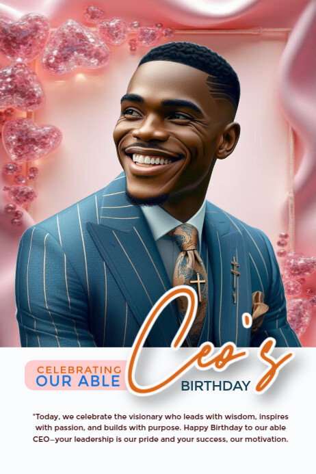 Ceo's birthday Template | PosterMyWall