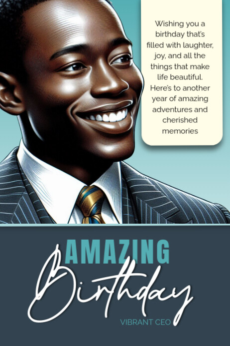 CEO BIRTHDAY Templat | PosterMyWall