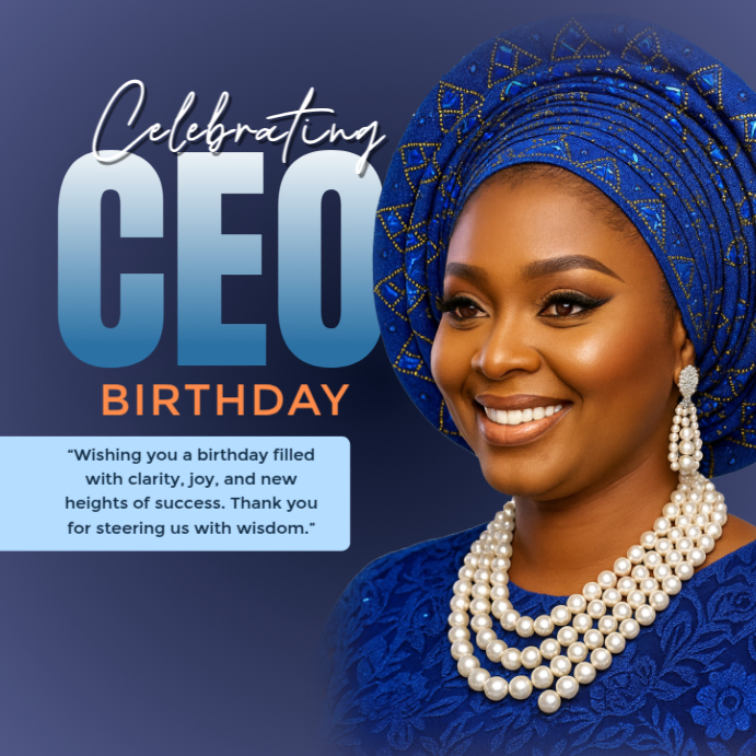 CEO BIRTHDAY Template | PosterMyWall