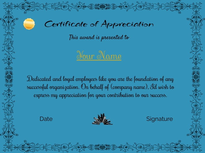 Copy of Certificate (1) | PosterMyWall